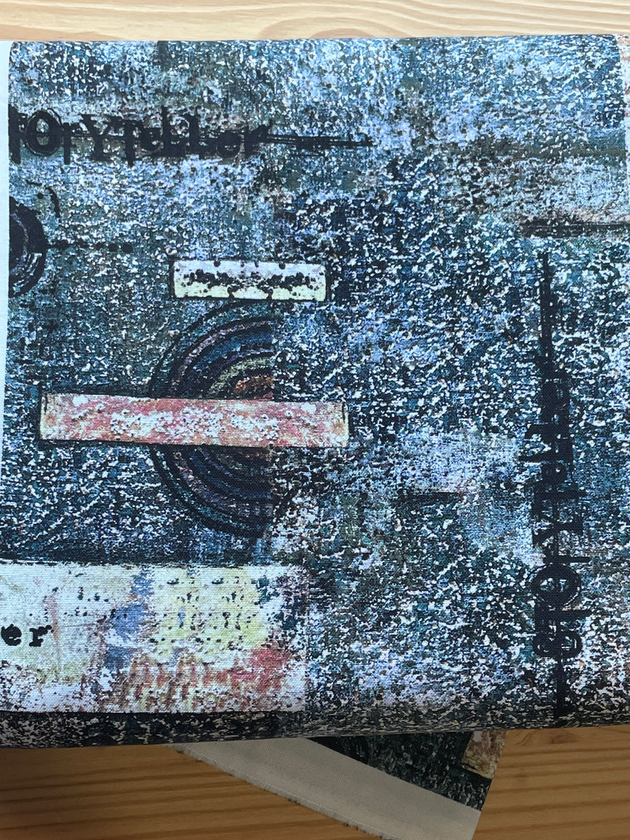 Seth Apter fabric fat 1/4 - Frost – Crazy Cats Mixed Media